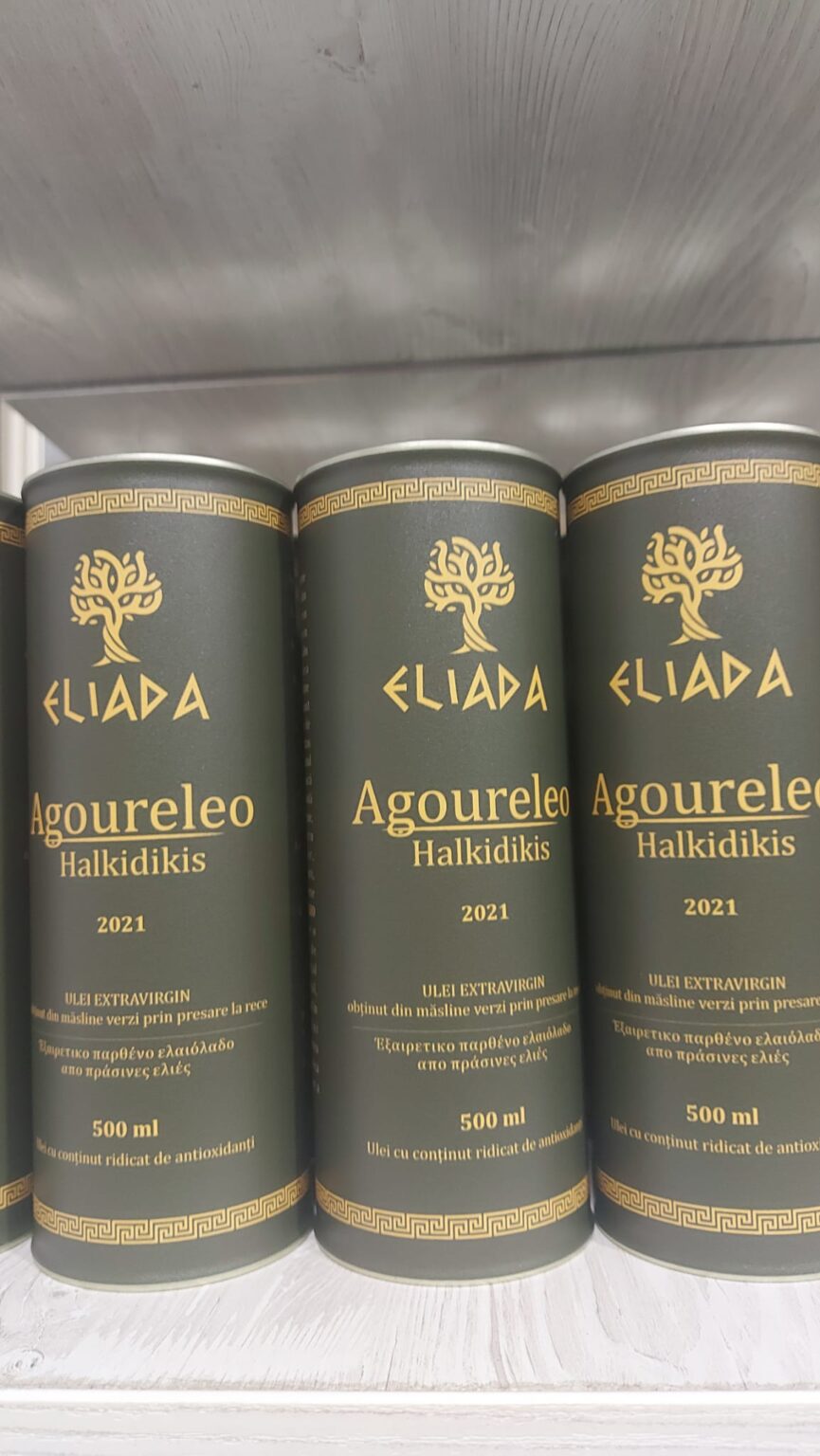 Ulei extravirgin Eliada Agoureleo 2021, 500ml, canistra - Ulei de ...